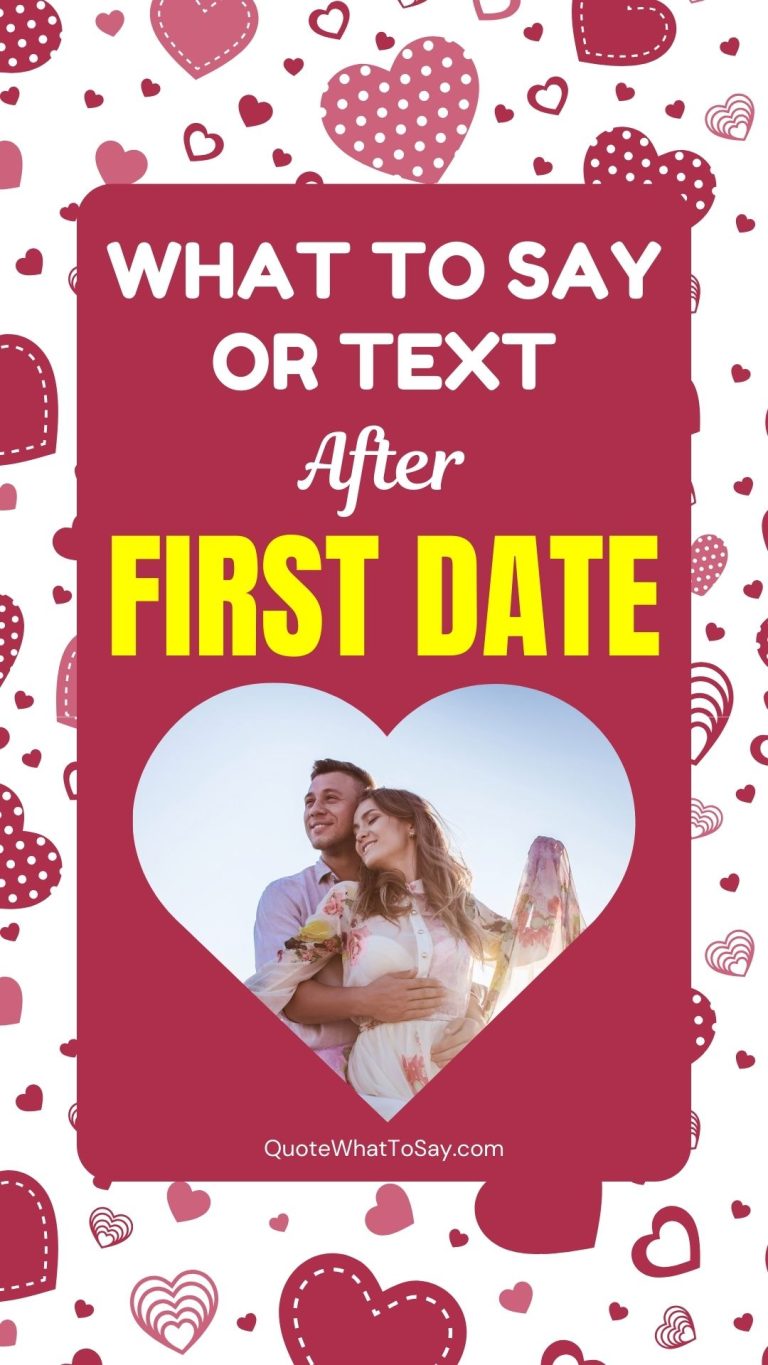 What To Say or Text a Girl / Guy After First Date: 85 Examples